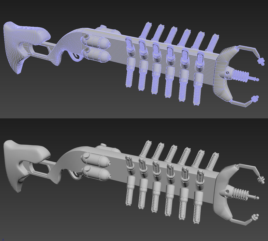 WETA-style Futuristic Ray Gun