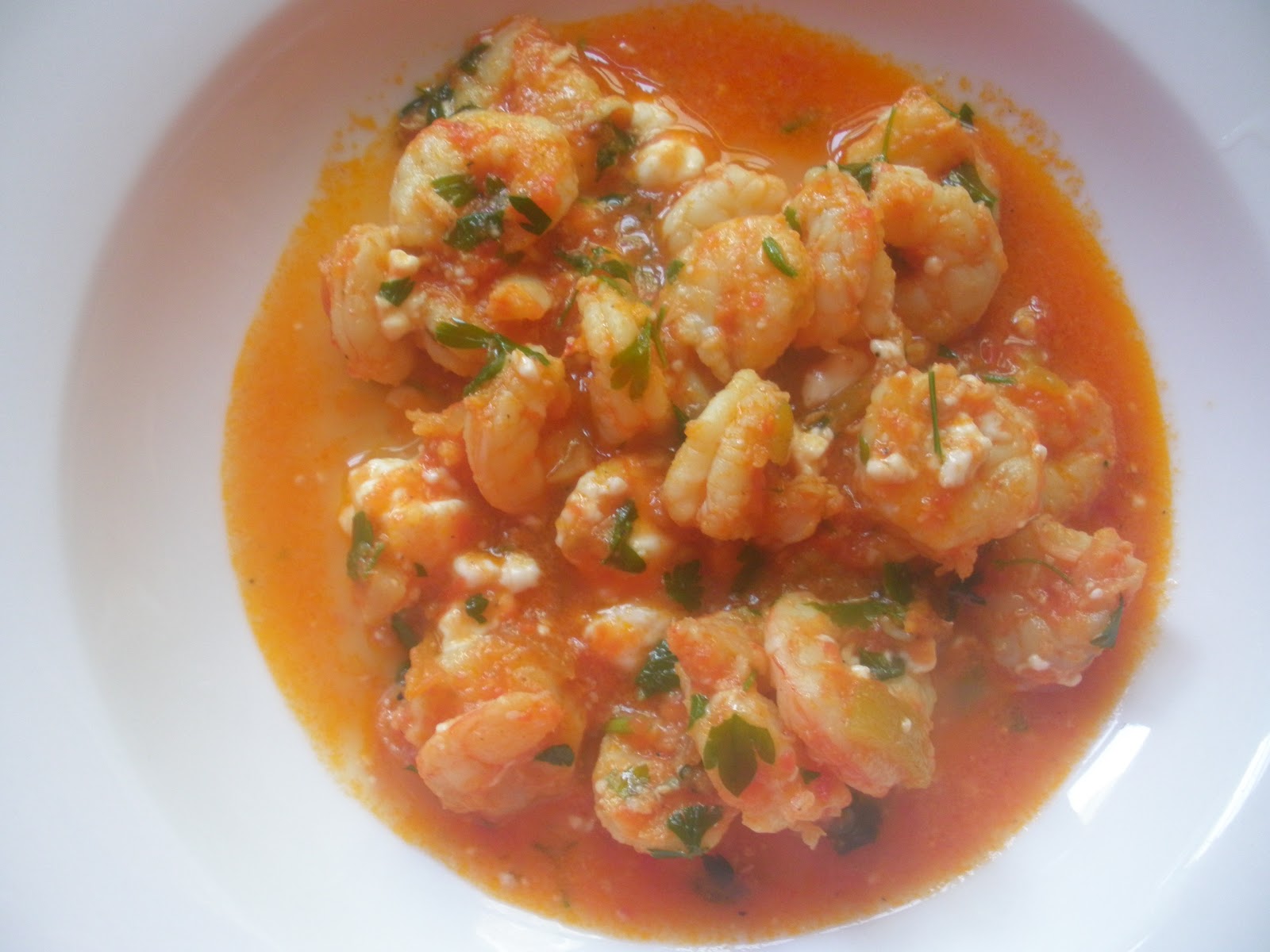 Come to cook: Γαριδες σαγανακι