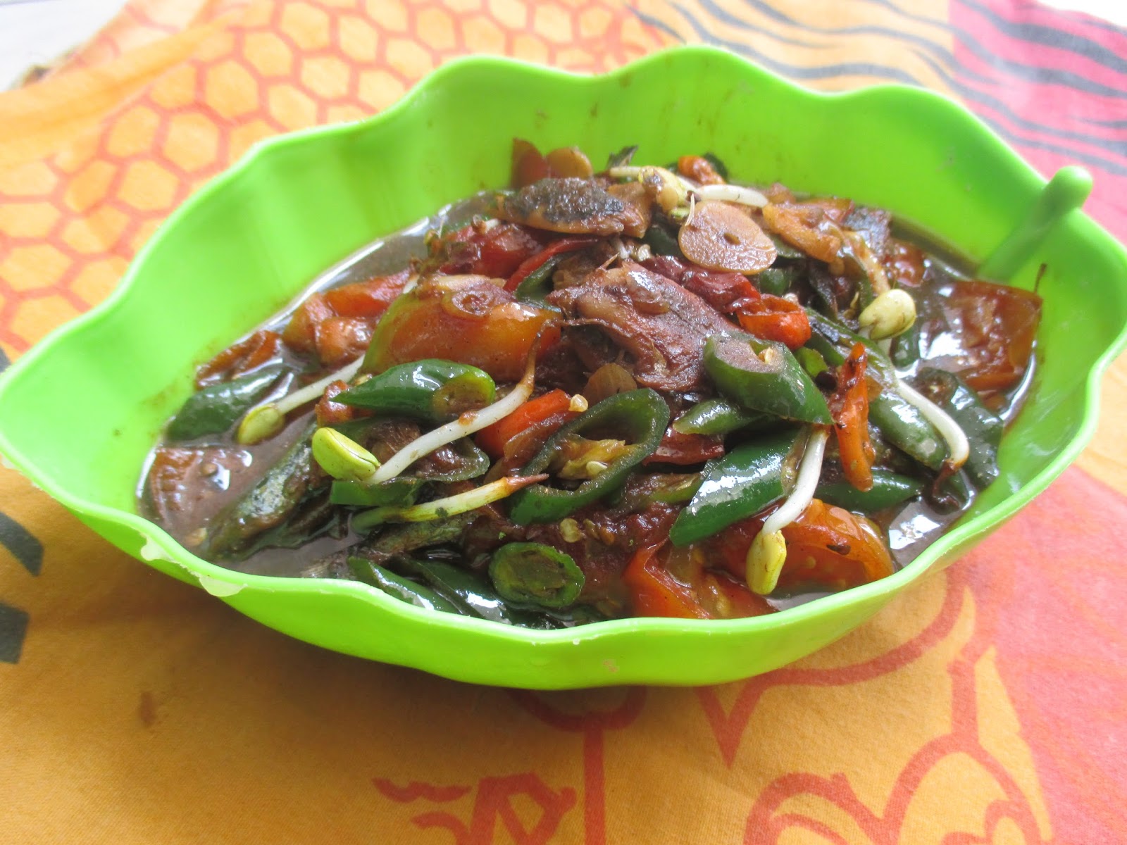 Resep Oseng Ikan Asin Cabai Ijo enak dan menggugah selera ~ Dapur Onlineku