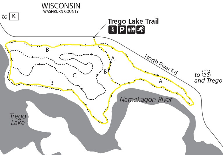 Day Hiking Trails: Maps of Washburn County’s top hiking trails