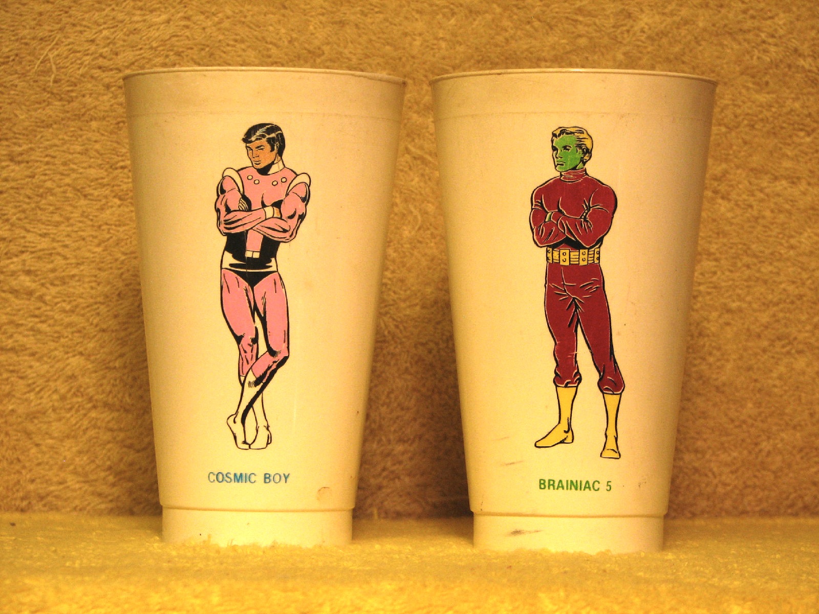 Summer means Slurpee cups! Vintage DC Comics character cups