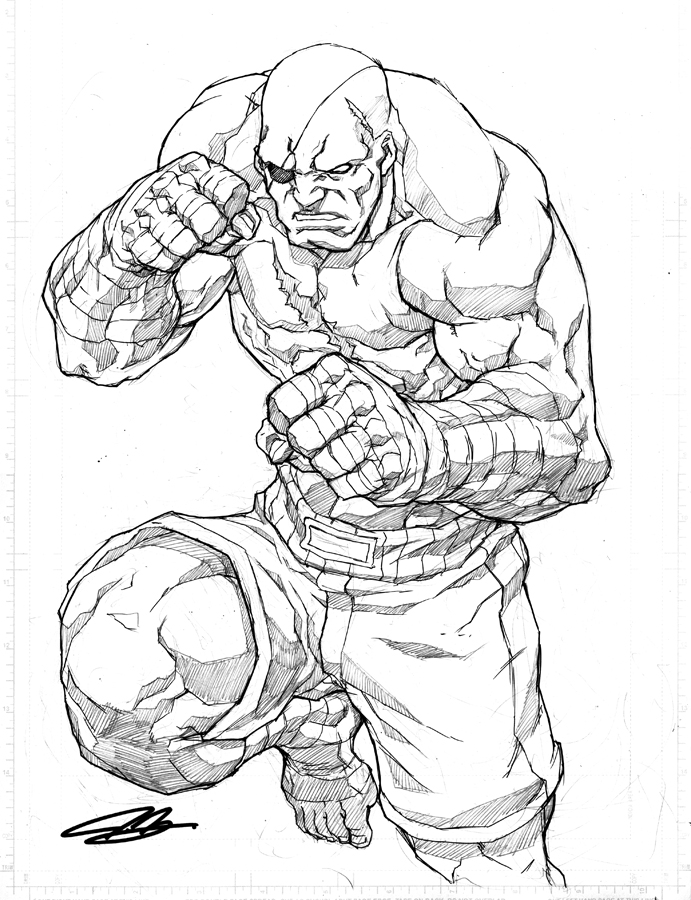 Dibujos y Plantillas para imprimir: Dibujos imprimir Street Fighter 02 ...