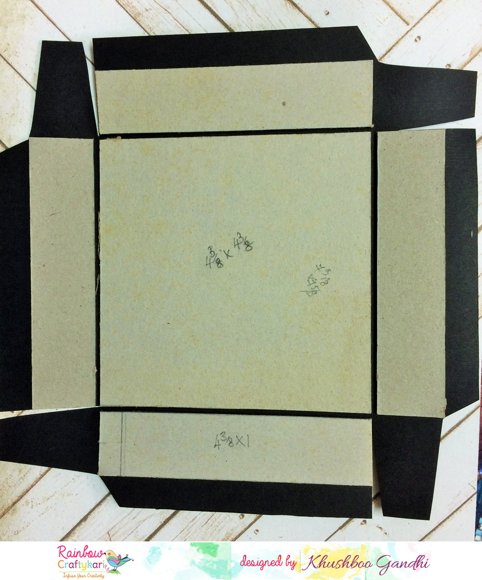 Welcome to Rainbow Craftykari Blog: Quick and Easy Chipboard Box ...