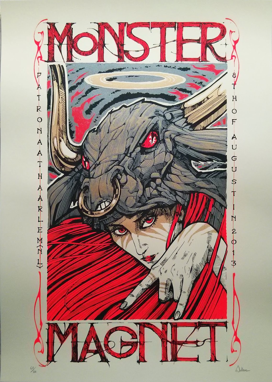 INSIDE THE ROCK POSTER FRAME BLOG: Malleus Monster Magnet Patronaat ...