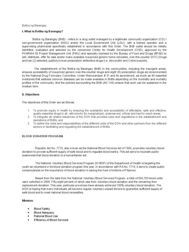 ra 7719 - philippin news collections