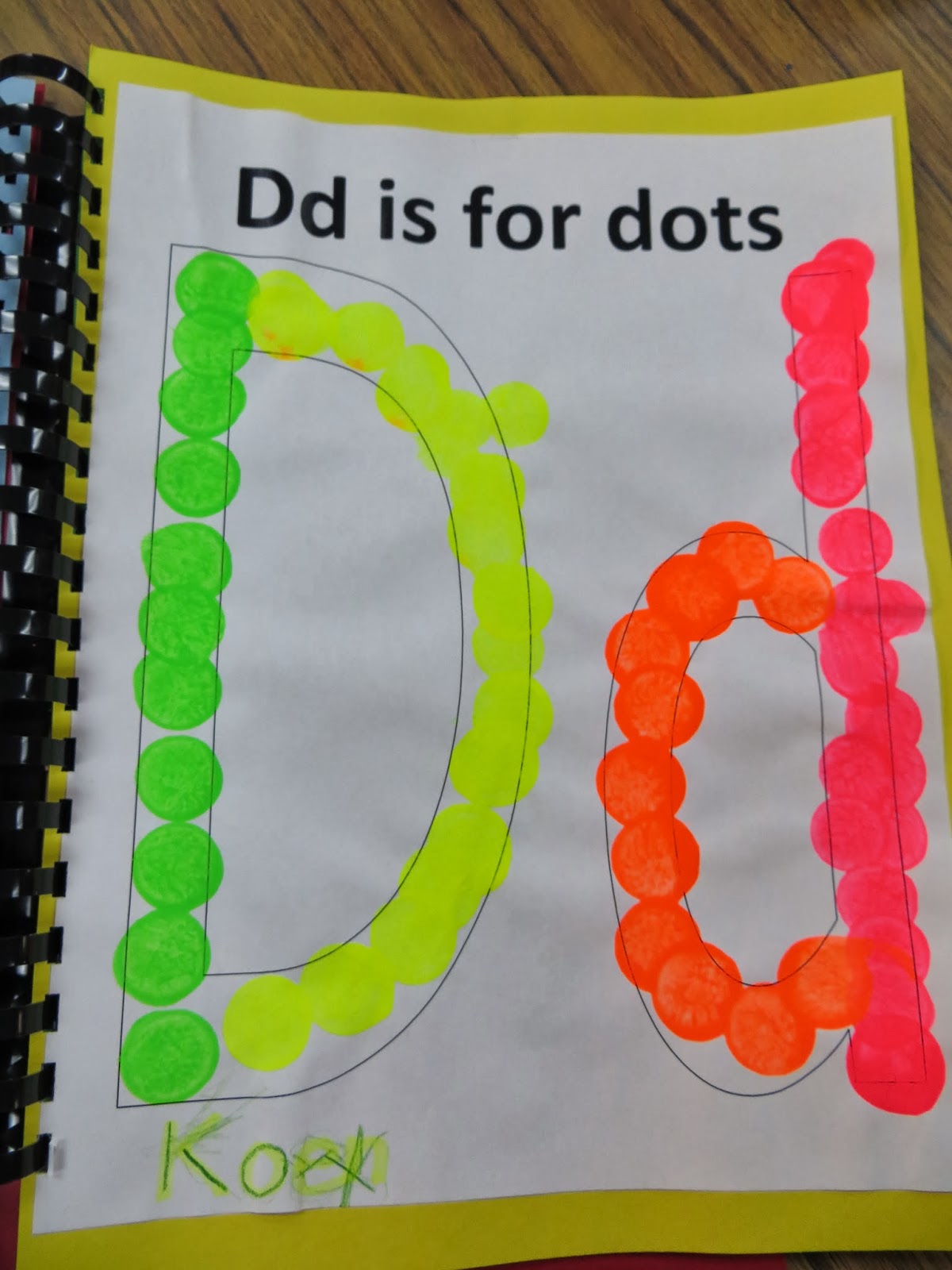 Preschool For Rookies: Letter of the week: Alphabet Art Book 2013