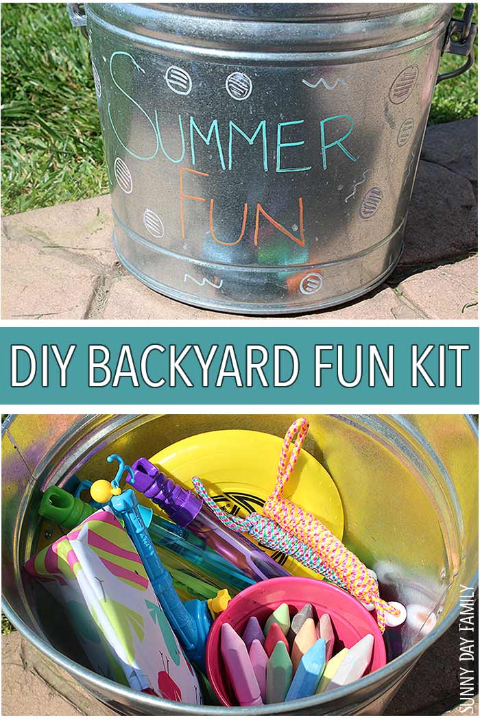 Make a Backyard Fun Kit for Summer Plus a Sweet Treat | Sunny Day Family
