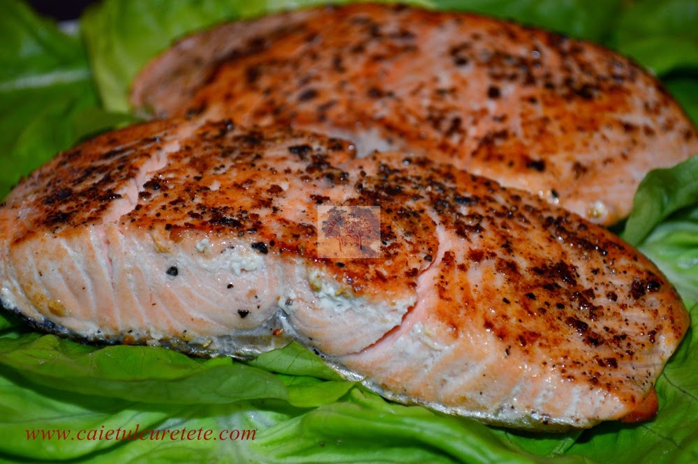 Somon la tigaie - CAIETUL CU RETETE