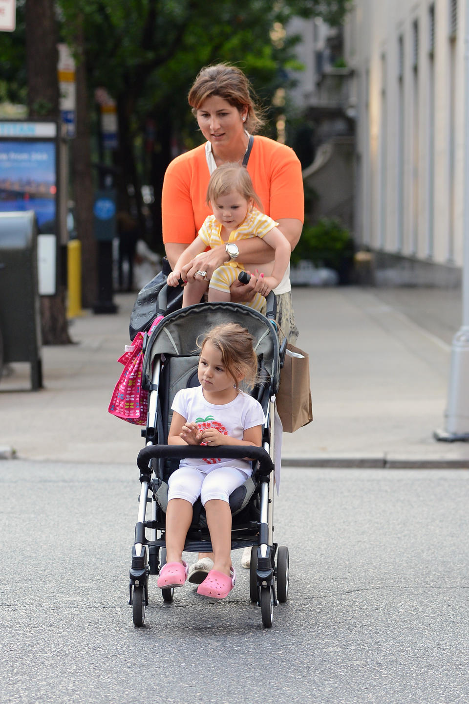 Roger Federer's family - Mirka and twins Myla Rose and Charlene Riva