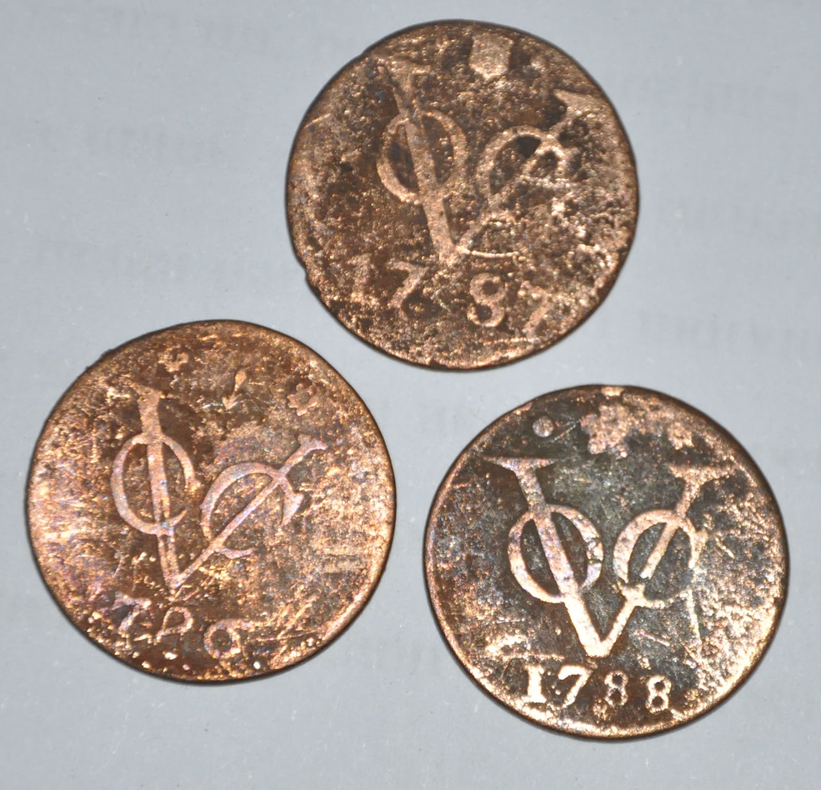 My E-bay Blogspot: 3 HISTORICAL COLONIAL VOC SMALL COIN