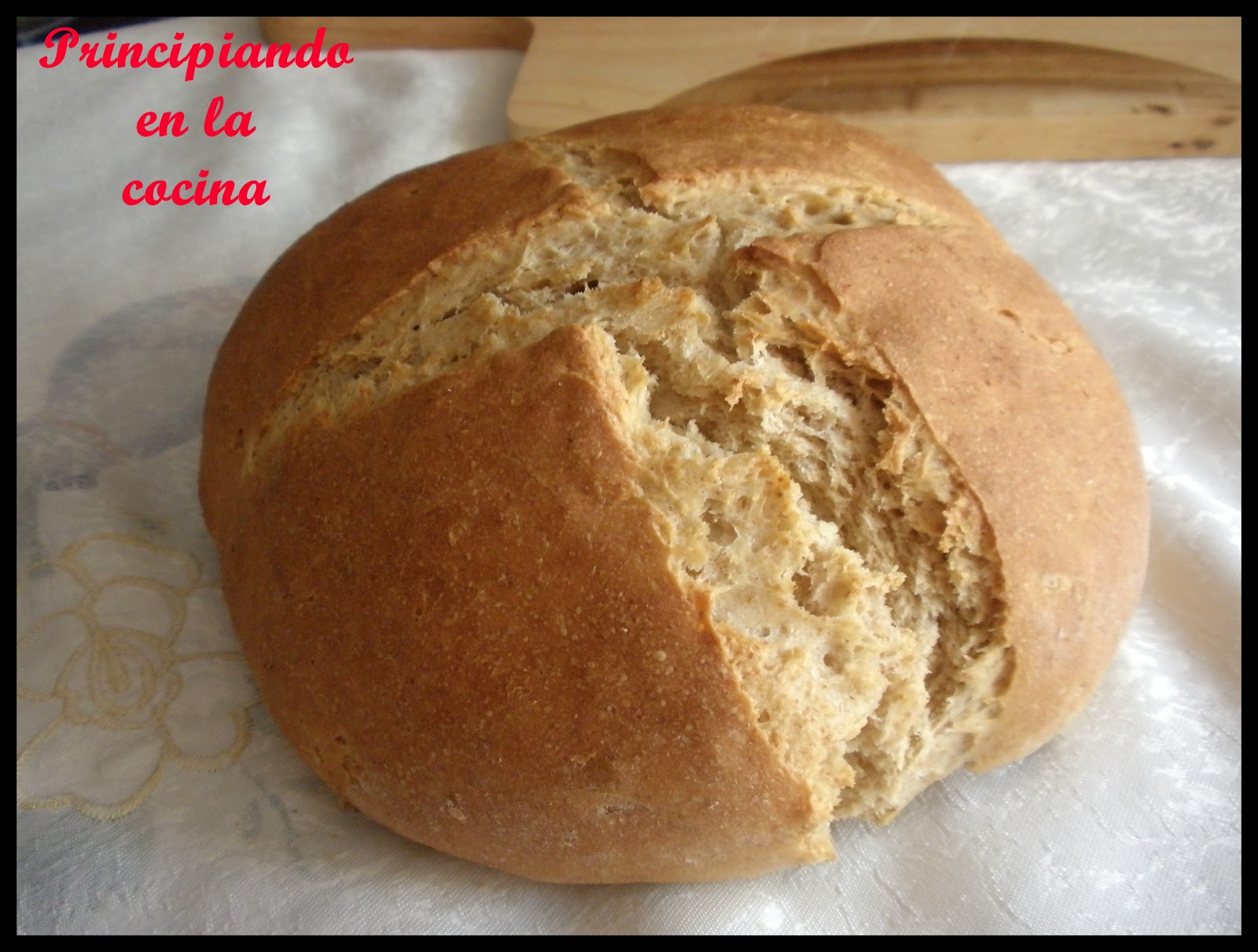 PRINCIPIANDO EN LA COCINA: Pan integral de cerveza