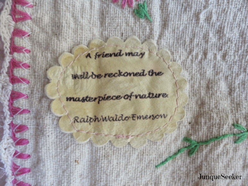 The Junque Seeker: Pink Themed Fabric Book No. 2