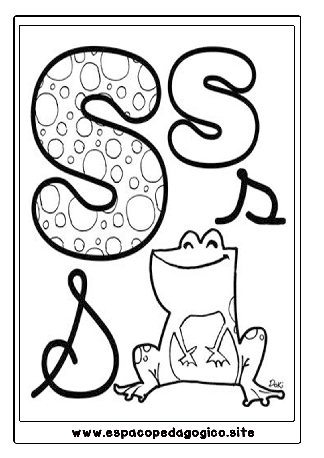 LINDO ALFABETO ILUSTRADO PARA COLORIR, PINTAR, IMPRIMIR!-ESPAÇO PEDAGÓGICO