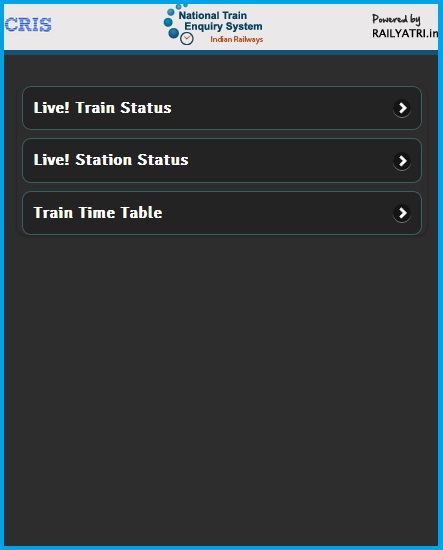 Mobile Train Enquiry : Live Train Status Live Station Status Train Time ...