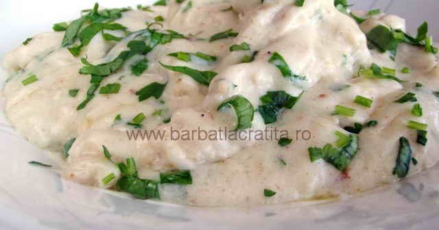 Piept de pui cu sos alb | Rețete BărbatLaCratiță