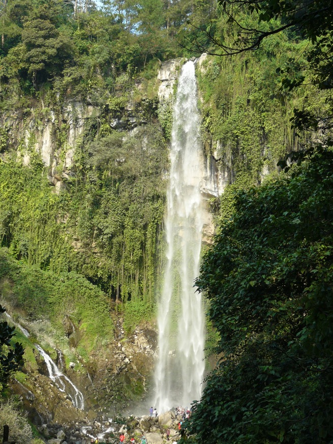 Tawangmangu waterfall at Solo, Indonesia