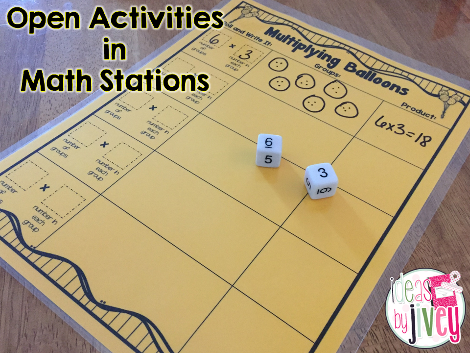 Math Station Planning Present - Ideas by Jivey