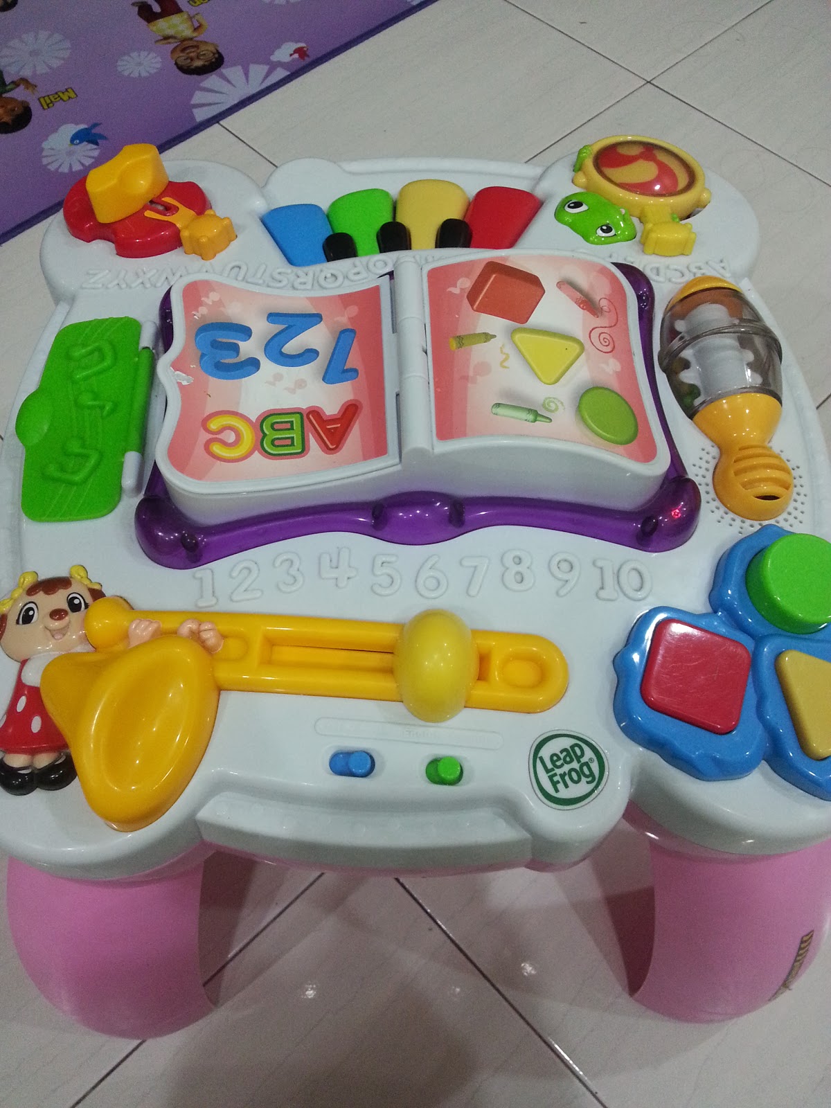 MYBUNDLETOYS2: LEAPFROG Learn n Groove Pink Table (SOLD)
