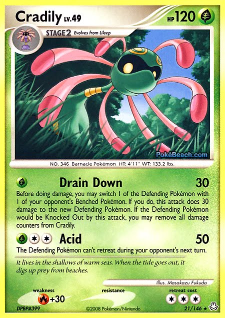 Pokemon Card of the Day: Cradily (Legends Awakened) | PrimetimePokemon ...