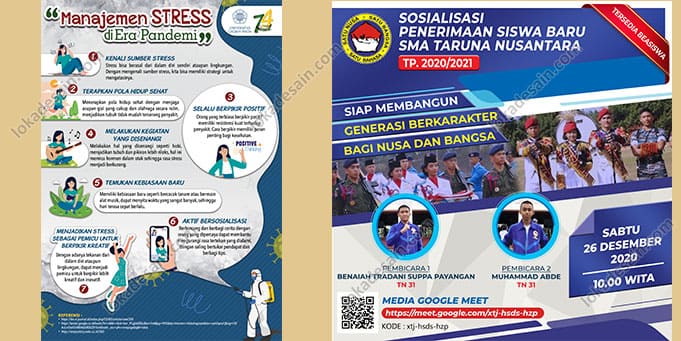 Jasa Desain Pamflet Dan Poster Untuk Sosialisasi, Webinar, Penelitian ...