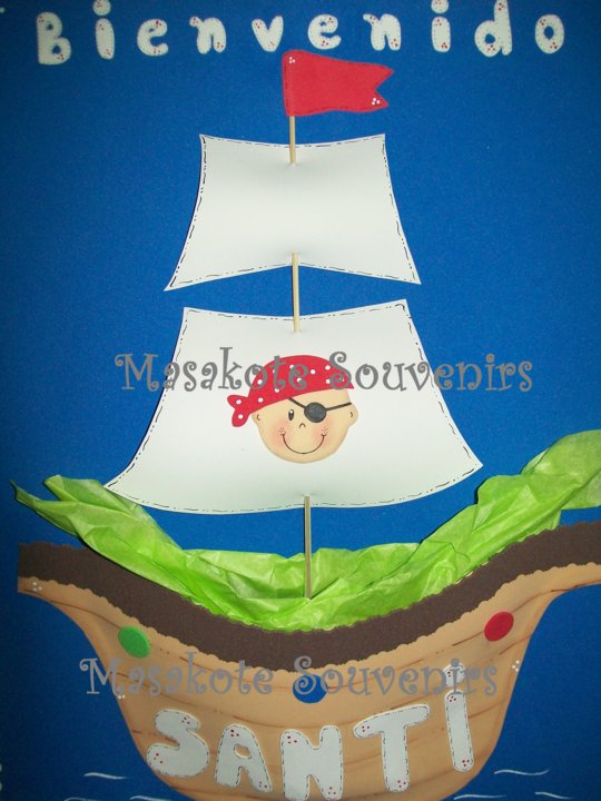 Masakote Souvenirs Infantiles: Cumple temático Piratas