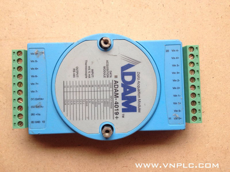 Analog to RS485 Converter ADAM-4019+ - VNPLC.COM - Mua bán PLC, HMI ...