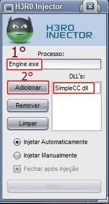 pro hacker dll: INJETORES