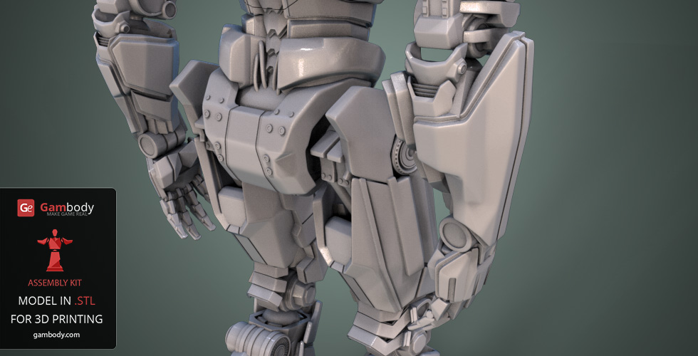 Pacific Rim-Gipsy Danger 3D Printing Model | Assembly 3D Figurine ...