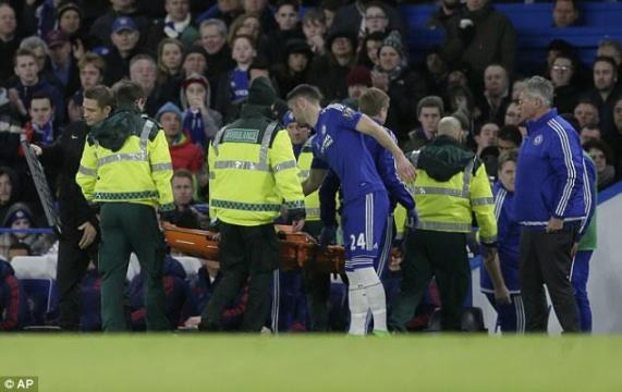 Photos: See the horrific injury Chelsea defender Kurt Zouma suffered ...