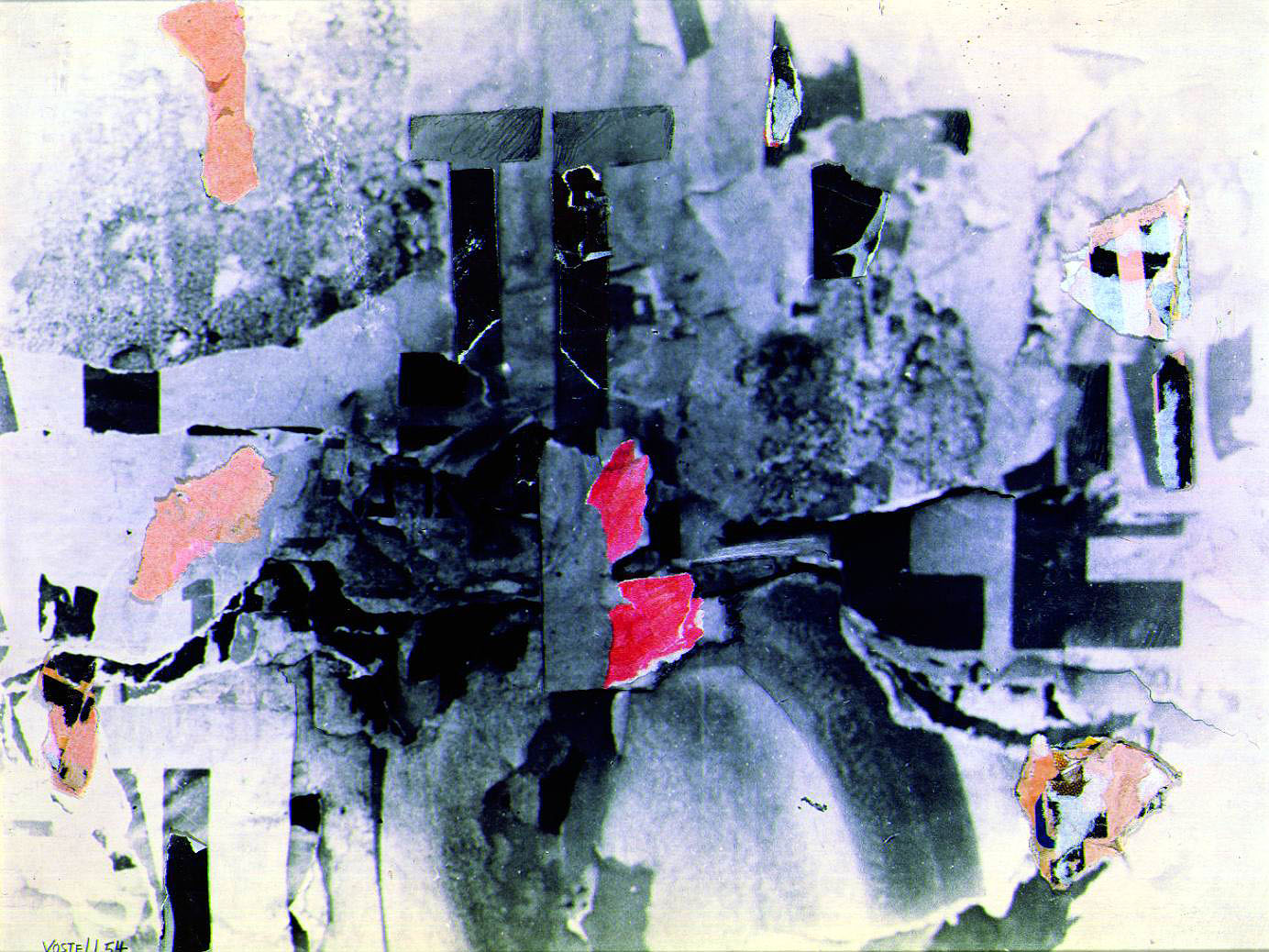 Wolf Vostell, TE, 1954