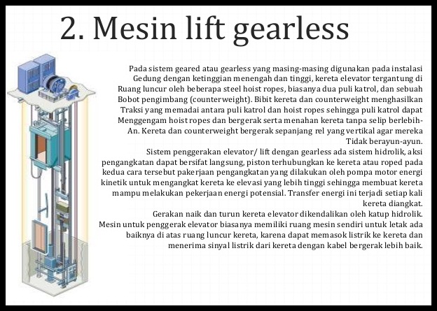 KONSEP DASAR LIFT - JASA PEMBUATAN LIFT