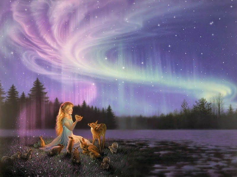 AMARNA ARTESANATO E IMAGENS: SERES MÁGICOS - PINTURAS DE KIRK REINERT ...