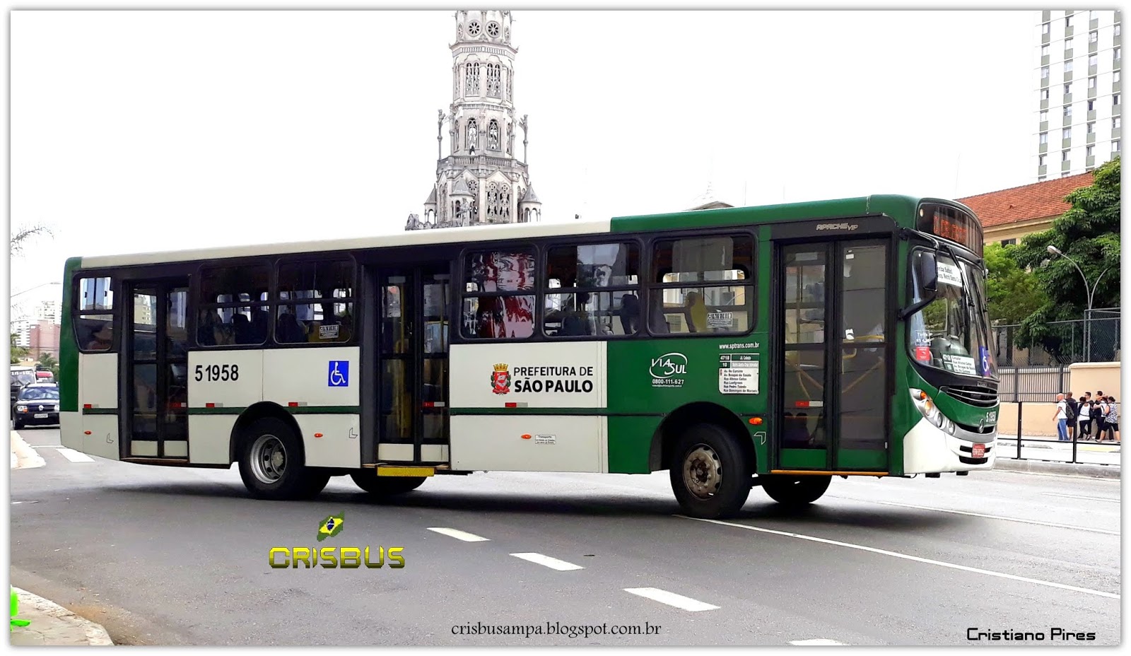 CRISBUS : 5 1958 Via Sul - Caio apache Vip II - Mercedes Benz OF-1722M