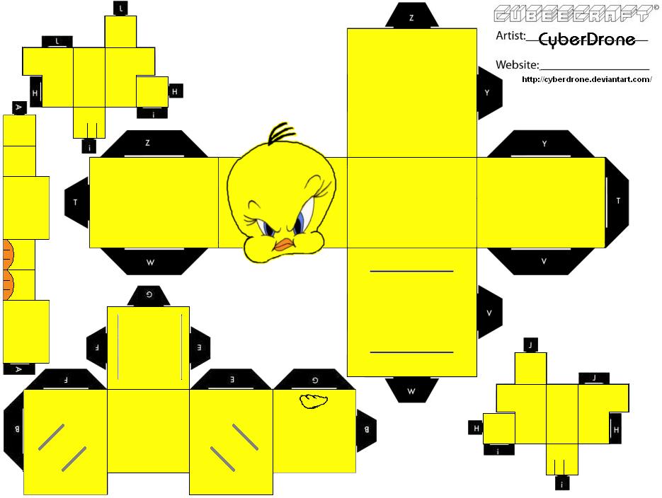 De cubeecraft y algo más: Cubeecraft Looney Tunes