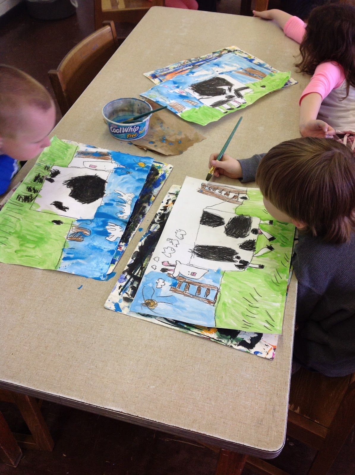 Color It Like you MEAN it!: Kindergarten cows!