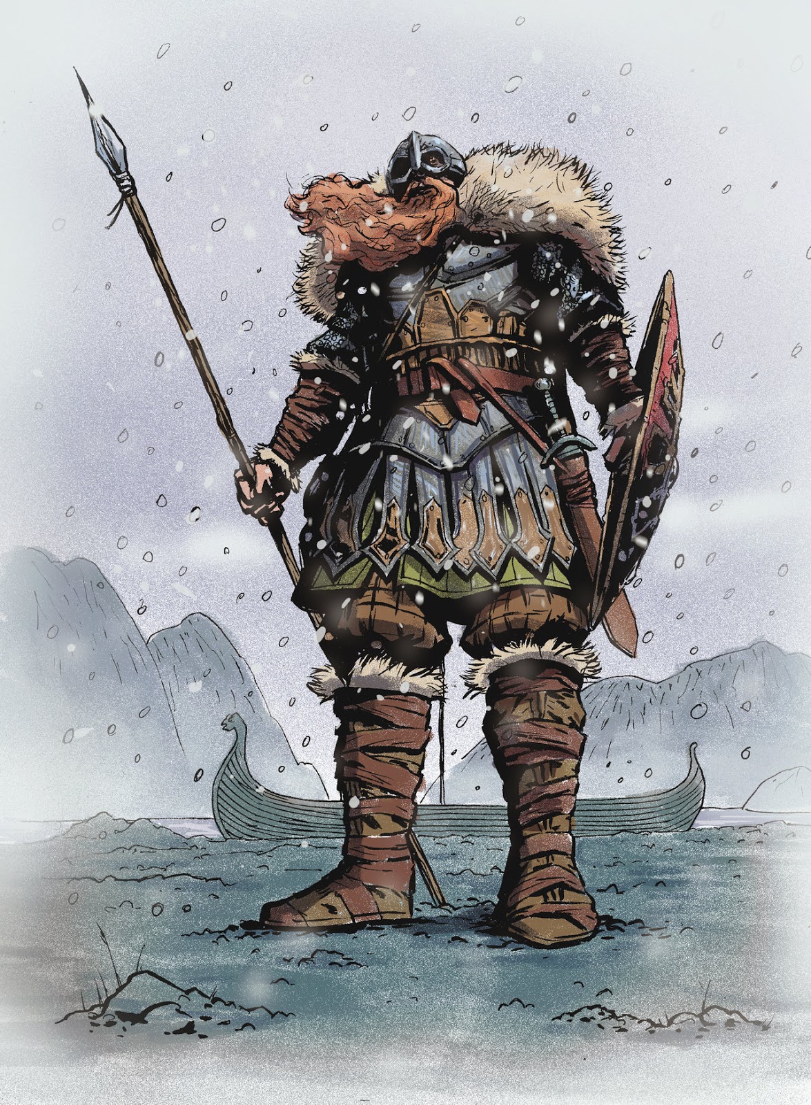 Warriors in art: Viking-Character design challenge by Igor Dešić