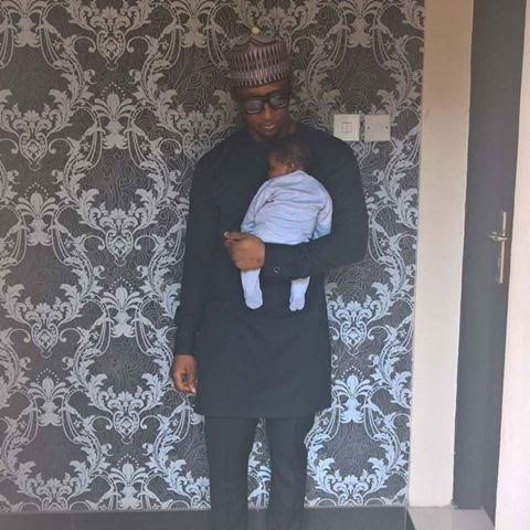 Singer Bez Idakula shares photo with his new-born son