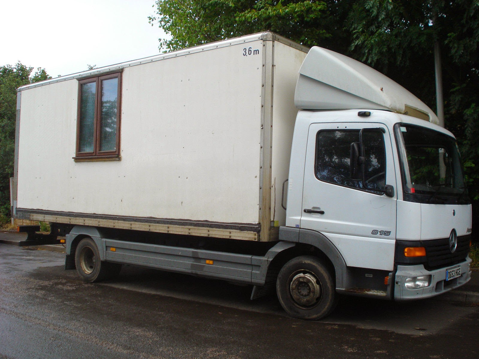 My Red Van: Mercedes Box Van 'Camper'