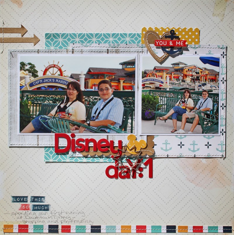 Creatively Savvy: Disney Day 1 layout