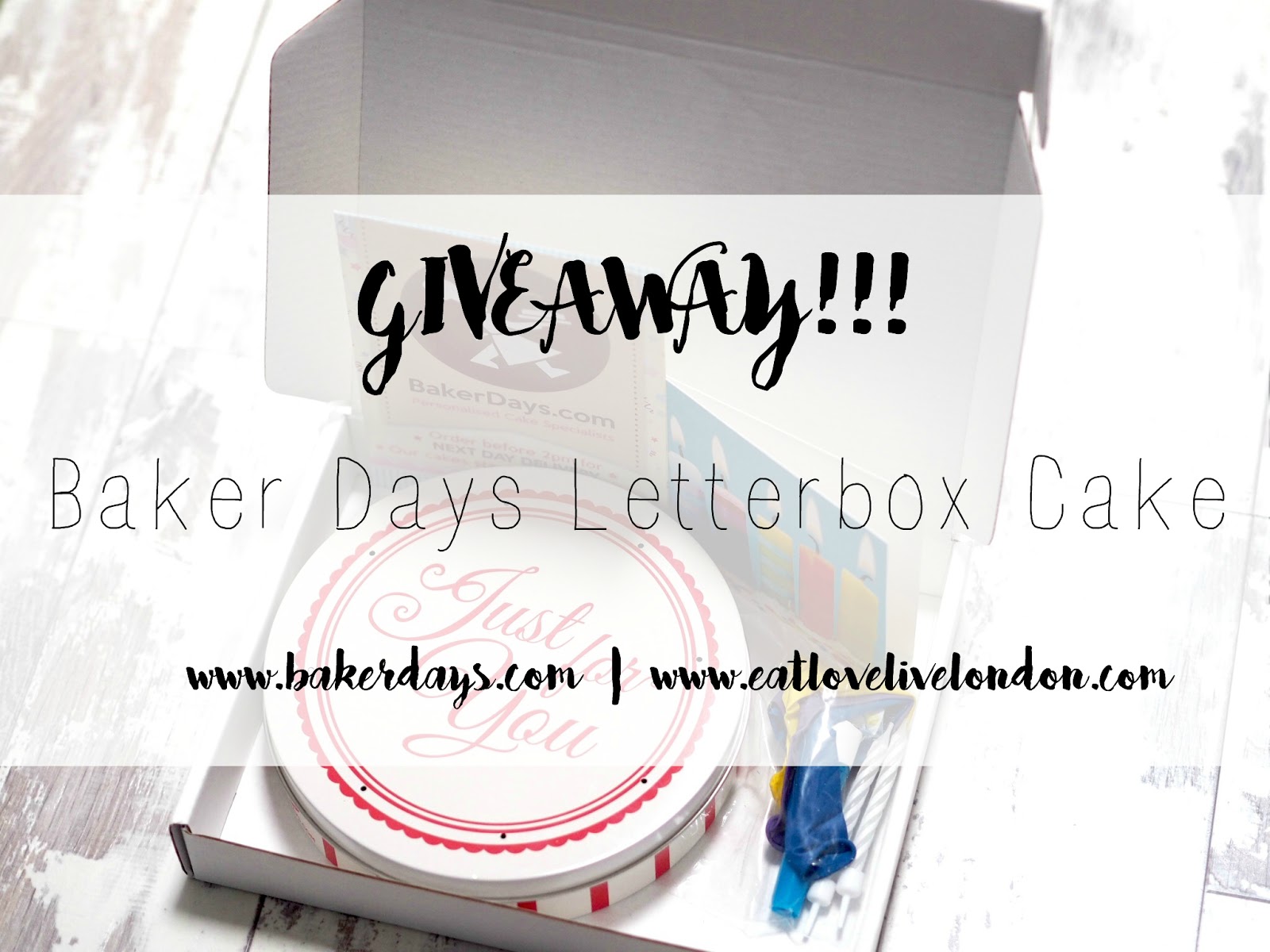 Review & Giveaway (Closed): Baker Days Letterbox Cake - Eat.Love.Live