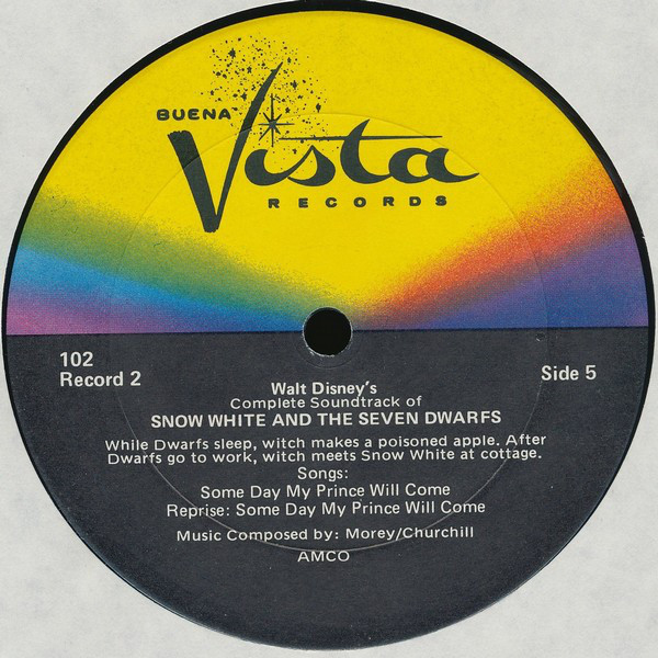 Filmic Light - Snow White Archive: 1975 "Snow White" Soundtrack Record ...