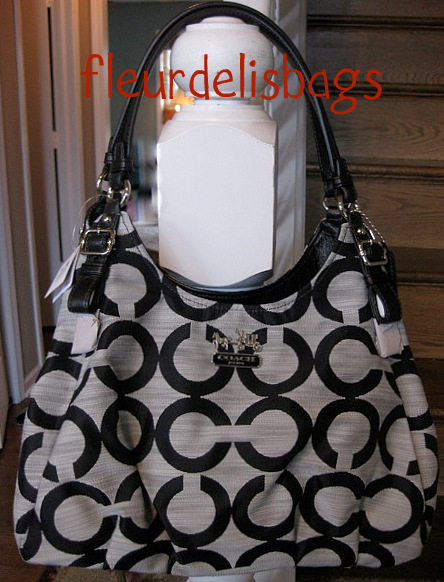 FLEUR DE LiS: COACH MADISON OP ART MAGGIE TOTE : AVAILABLE!