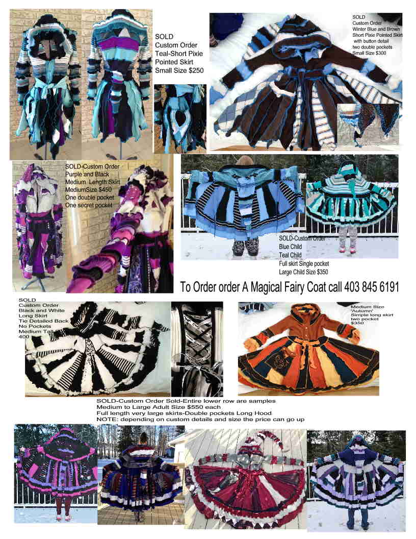 FAIRY ROCKS and THINGS: Magical Fairy Coats