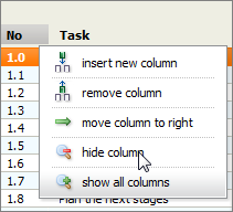 New Feature: Show and Hide Columns