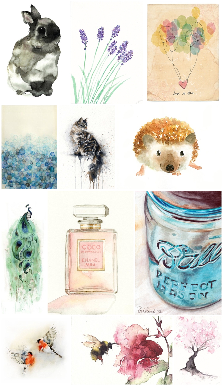 CityGirl Searching: Watercolour Inspiration...