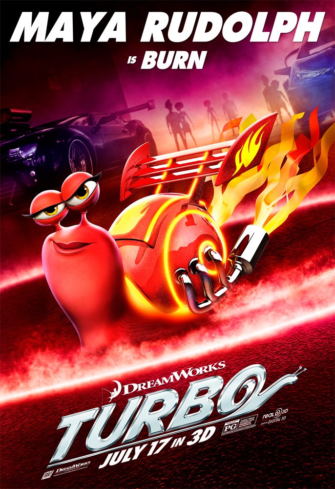 Nuevos posters y primer featurette de la película "Turbo" - PROYECTOR XD