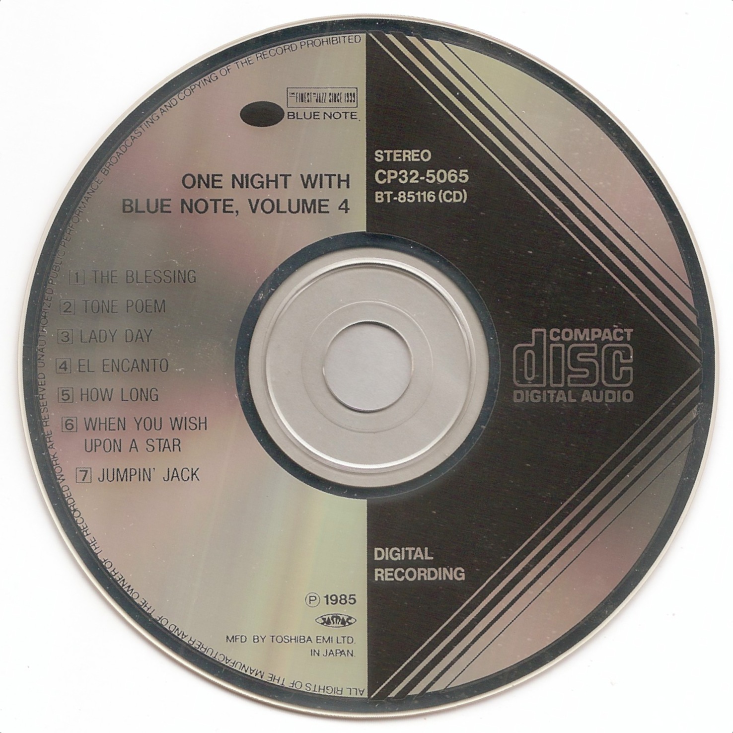 The First Pressing CD Collection: Various Artists - One Night with Blue ...