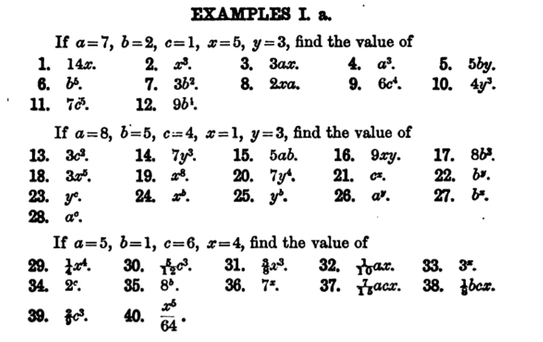 Resourceaholic: Elementary Algebra for Schools