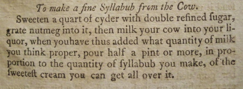 Nashville History: Sillabub (Sillibub, Syllabub)