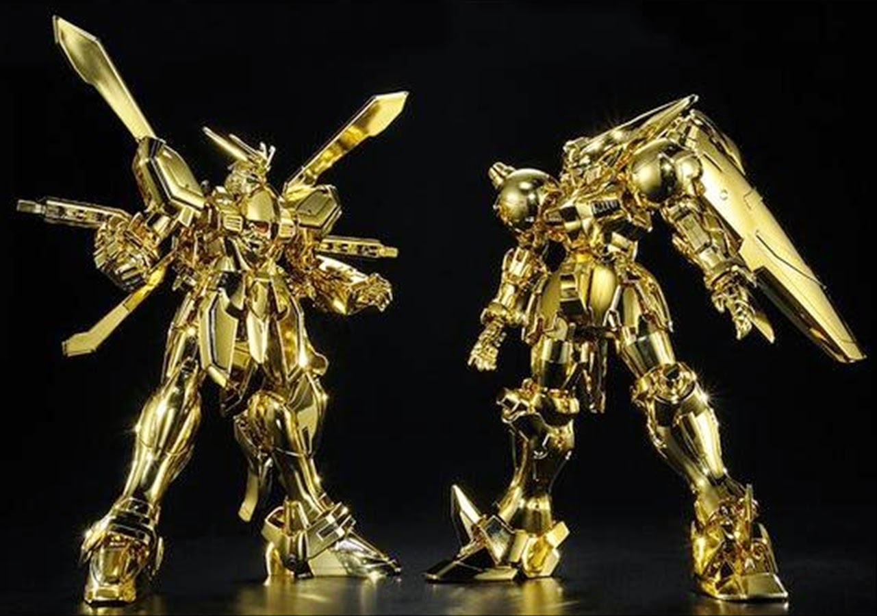 P-Bandai: HGFC 1/144 God Gundam VS Master Gundam Hyper Mode Set ...